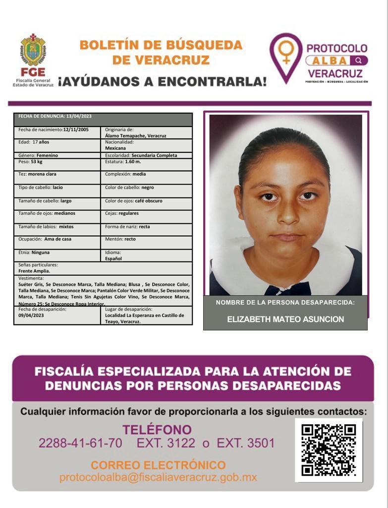 ELIZABETH MATEO ASUNCIÓN – Fiscalía General del Estado de Veracruz