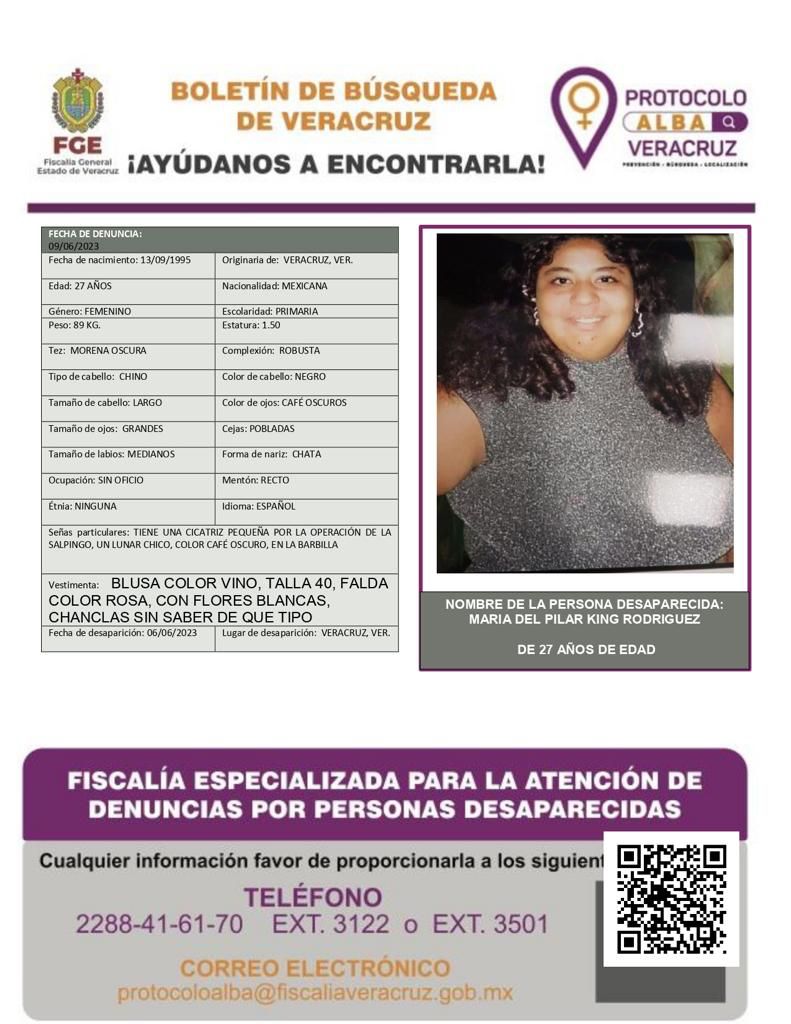 MARÍA DEL PILAR KING RODRÍGUEZ – Fiscalía General del Estado de Veracruz