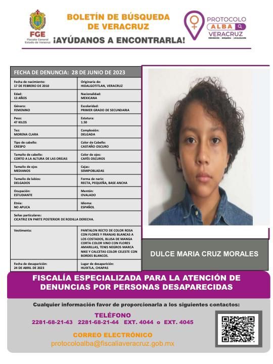DULCE MARÍA CRUZ MORALES – Fiscalía General del Estado de Veracruz