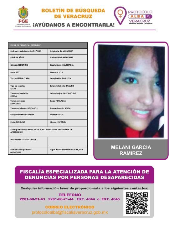 MELANI GARCÍA RAMÍREZ – Fiscalía General del Estado de Veracruz