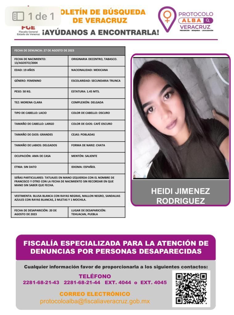 HEIDI JIMENEZ RODRÍGUEZ – Fiscalía General del Estado de Veracruz