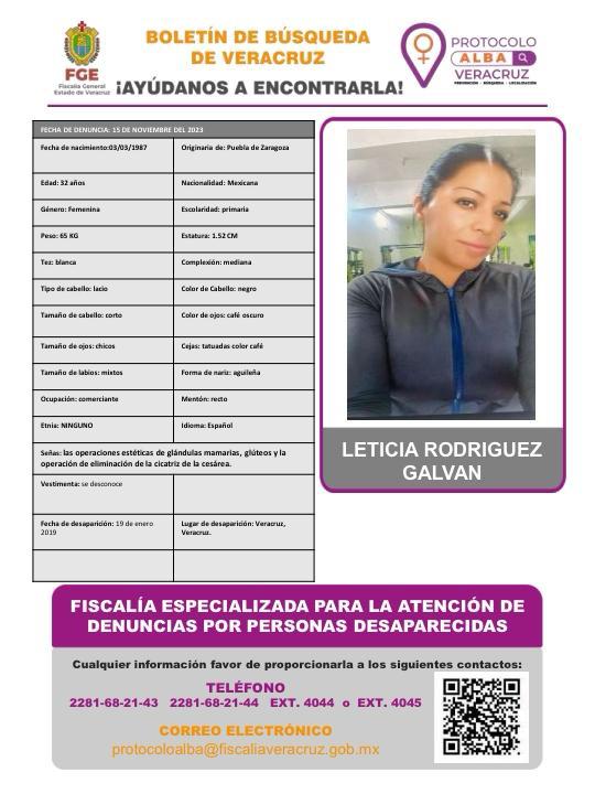 LETICIA RODRIGUEZ GALVÁN – Fiscalía General del Estado de Veracruz