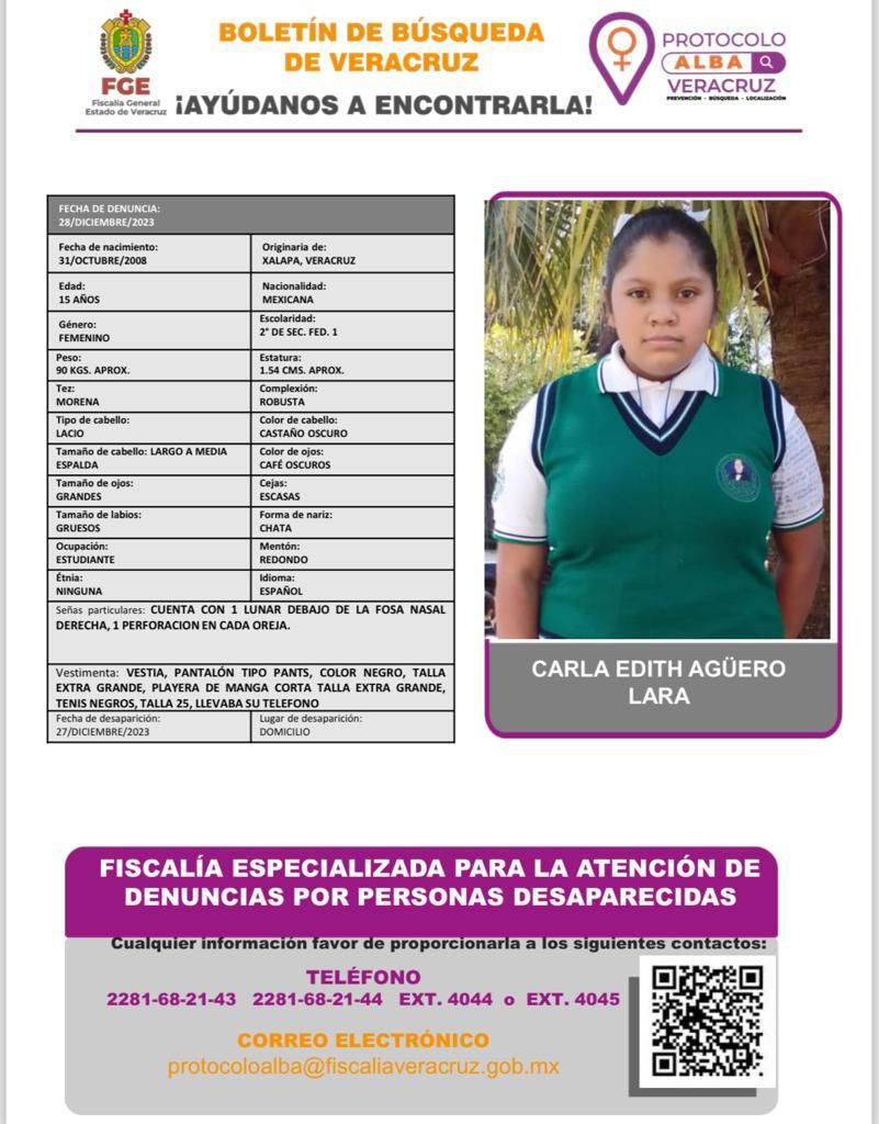 CARLA EDITH AGÜERO LARA – Fiscalía General del Estado de Veracruz